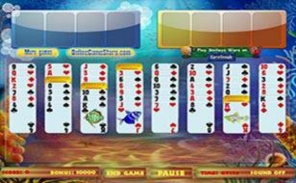 Underwater Solitaire - Jouez gratuitement à Underwater Solitaire sur Jeu.cc