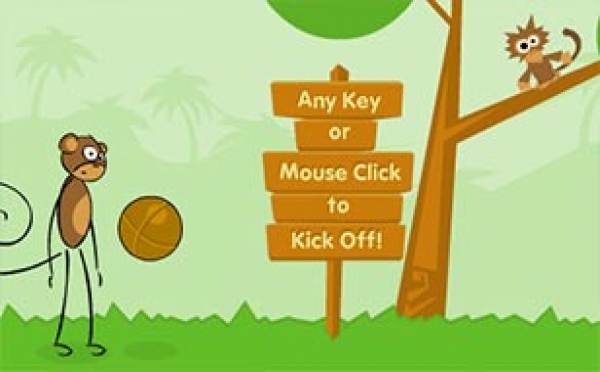 Monkey Kickoff - Jouez gratuitement à Monkey Kickoff sur Jeu.cc