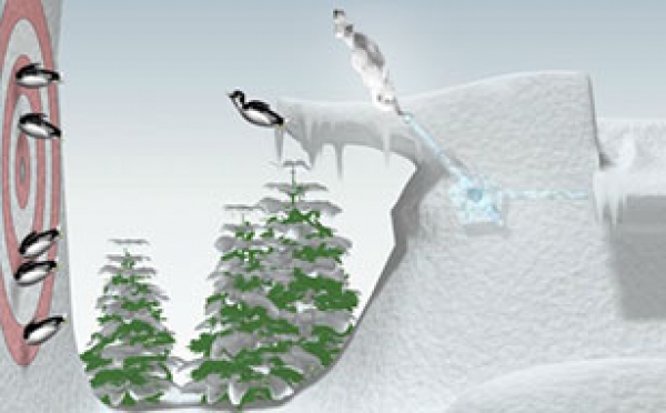 Yeti: Swing n Ping - Jouez gratuitement à Yeti: Swing n Ping sur Jeu.cc